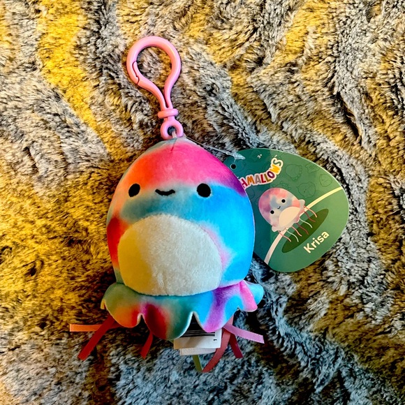 Squishmallows | Toys | Squishmallow Krisa The Jellyfish Clip Nwt | Poshmark